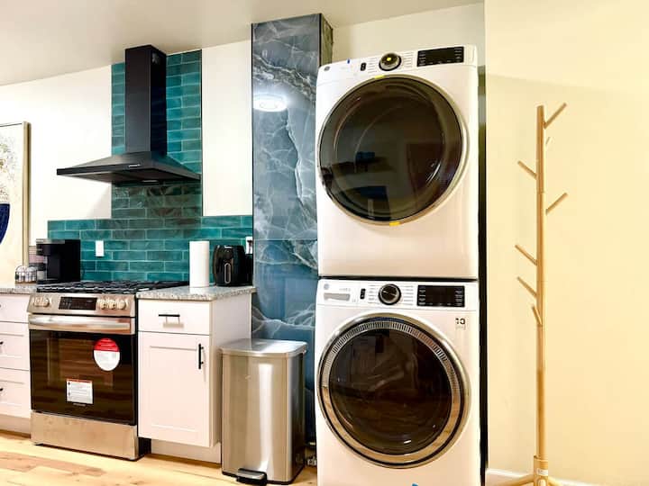 2br Paseo Pistachio | Laundry | Downtown - Deep Deuce - Oklahoma City