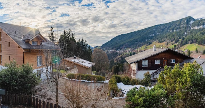 Chalet Flora Mountain View With Private Garden - Beatenberg