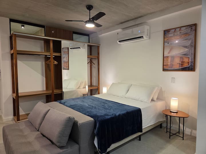 #112 Studio A 5 Minutos Da Praia Com Piscina - Ubatuba