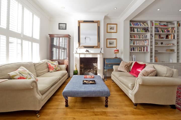 Large 4-bed House With A Garden, Fulham - London