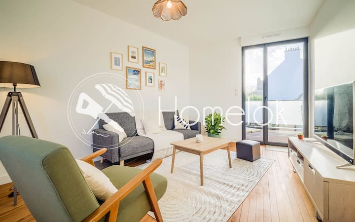 Charme Lumière Duplex Au Bourg De Gestel - Guidel