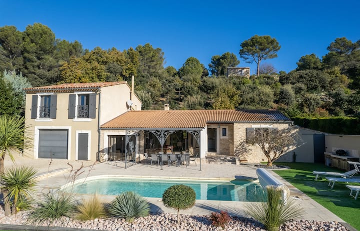 La Villa Ange - Villa 10 Pers Avec Piscine à Puget - Lauris