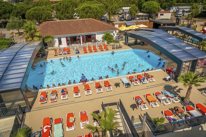 Mobil Home Tv Plancha | Camping 4* | Plage à 1,5km - Pornic