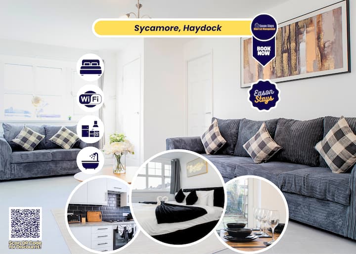 Big 4-bed House In Haydock | Ideal For Work Crews - Warrington