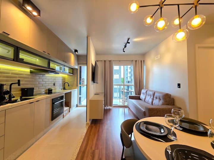 Apt 506 Sofisticado 2 Quartos Com Piscina/academia - Foz do Iguaçu