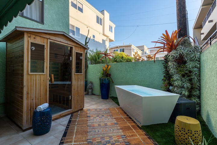 Zen Coastal Retreat 3br | Sauna & Cold Plunge - 曼哈頓海灘