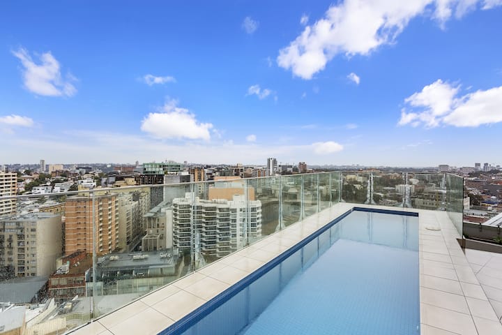 Modern Cbd Aparment, Workspace, Fast Wifi And Pool - Surry Hills