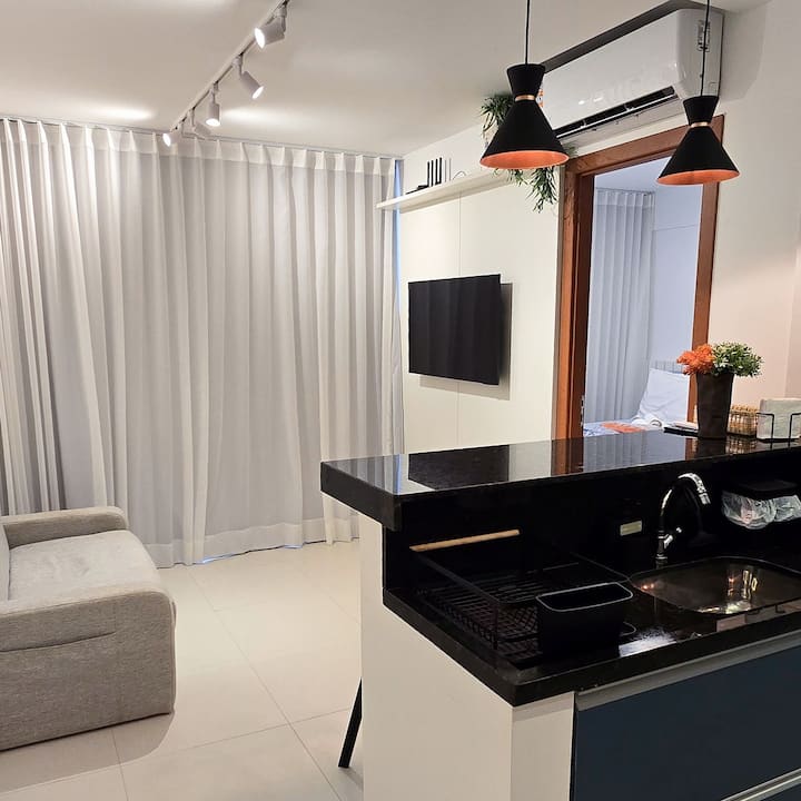 Apê Novo Completo | Perto Da Praia Da Barra - Barra