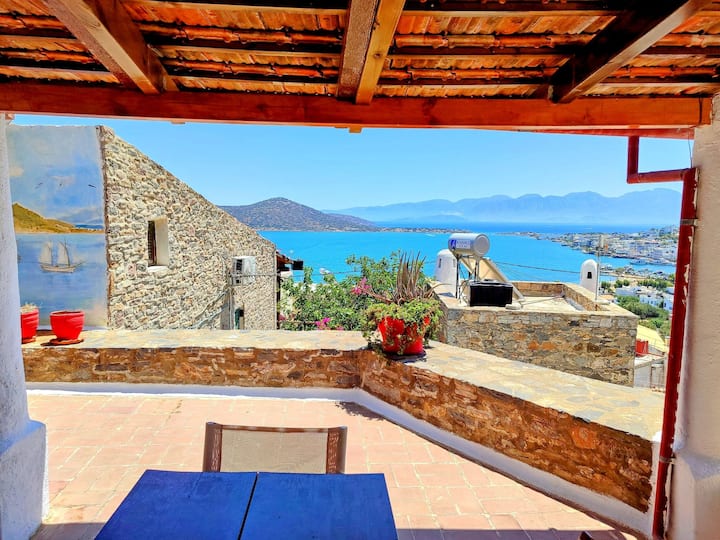 Authentisches Kreta Elounda Haus Mit Meerblick Mar - Elounda