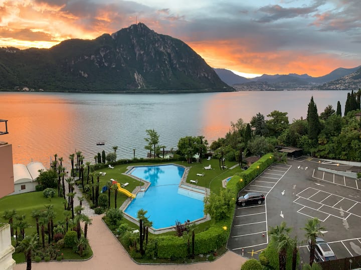 Blue Lake Lugano Apt.312 By Interhome - Bissone
