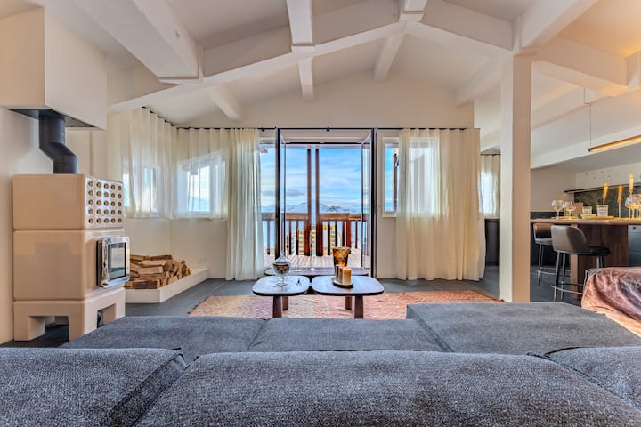 Penthouse Lumina Luxueux • Cheminée, Parking - Savoie