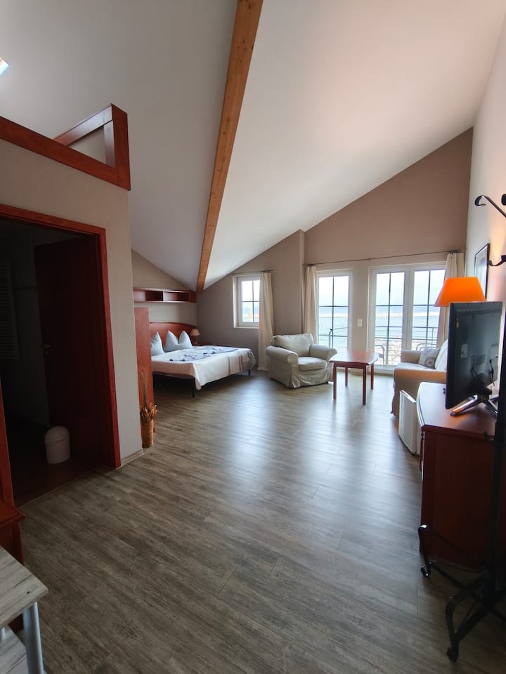 Pension Hafenblick - Zimmer Mit Balkon Hafenblick - 巴爾特