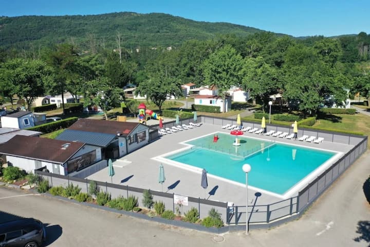 Zecamping 4* Mobil Home 32m² Piscine - Foix