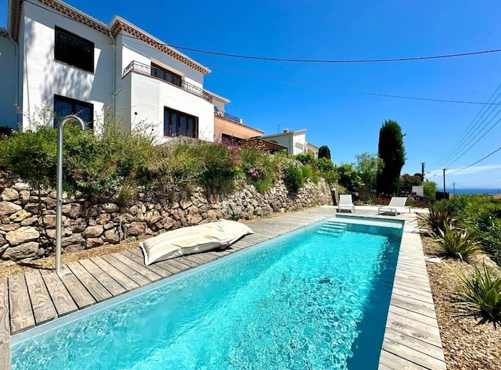 Maison Familiale Avec Piscine Et Vue Mer - Cannes