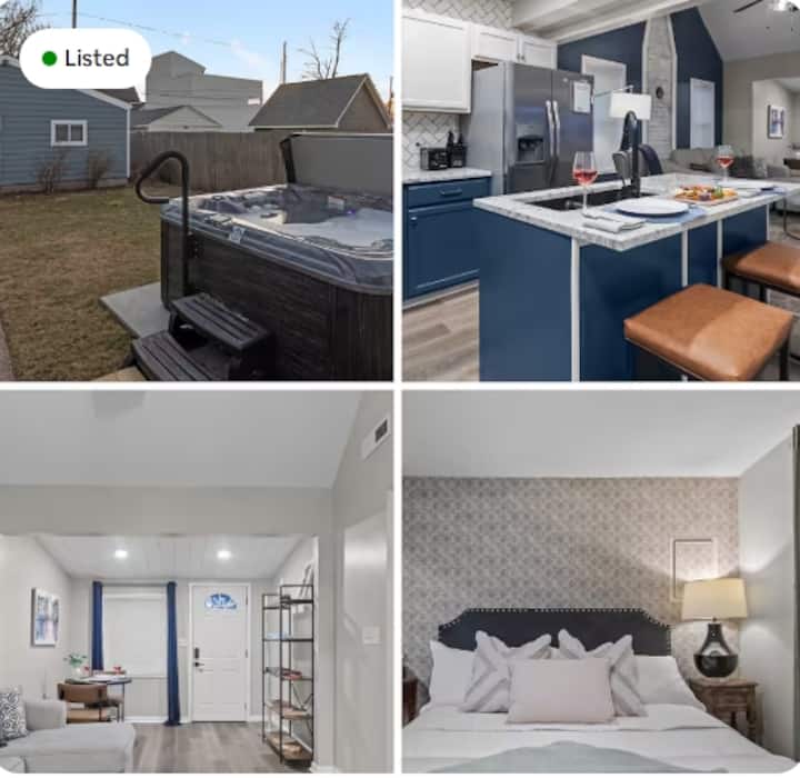 Serenity On Sanders | Hot Tub & 1mi To Gainbridge - Indianapolis, IN