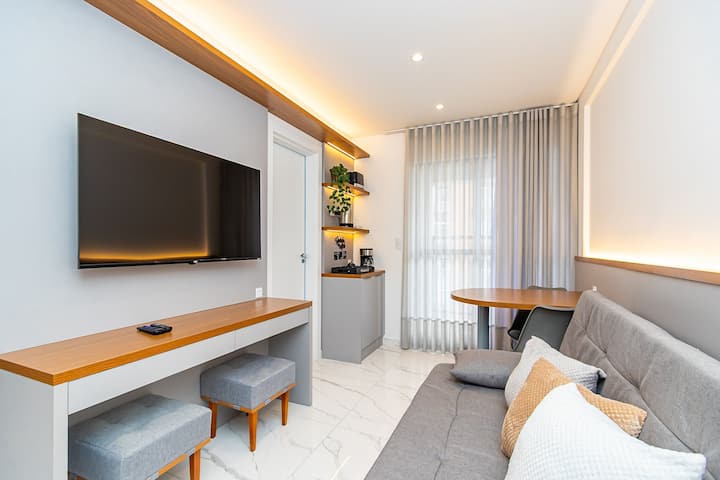 Apto De 1q Aconchegante E Super Completo - Vic0802 - Curitiba