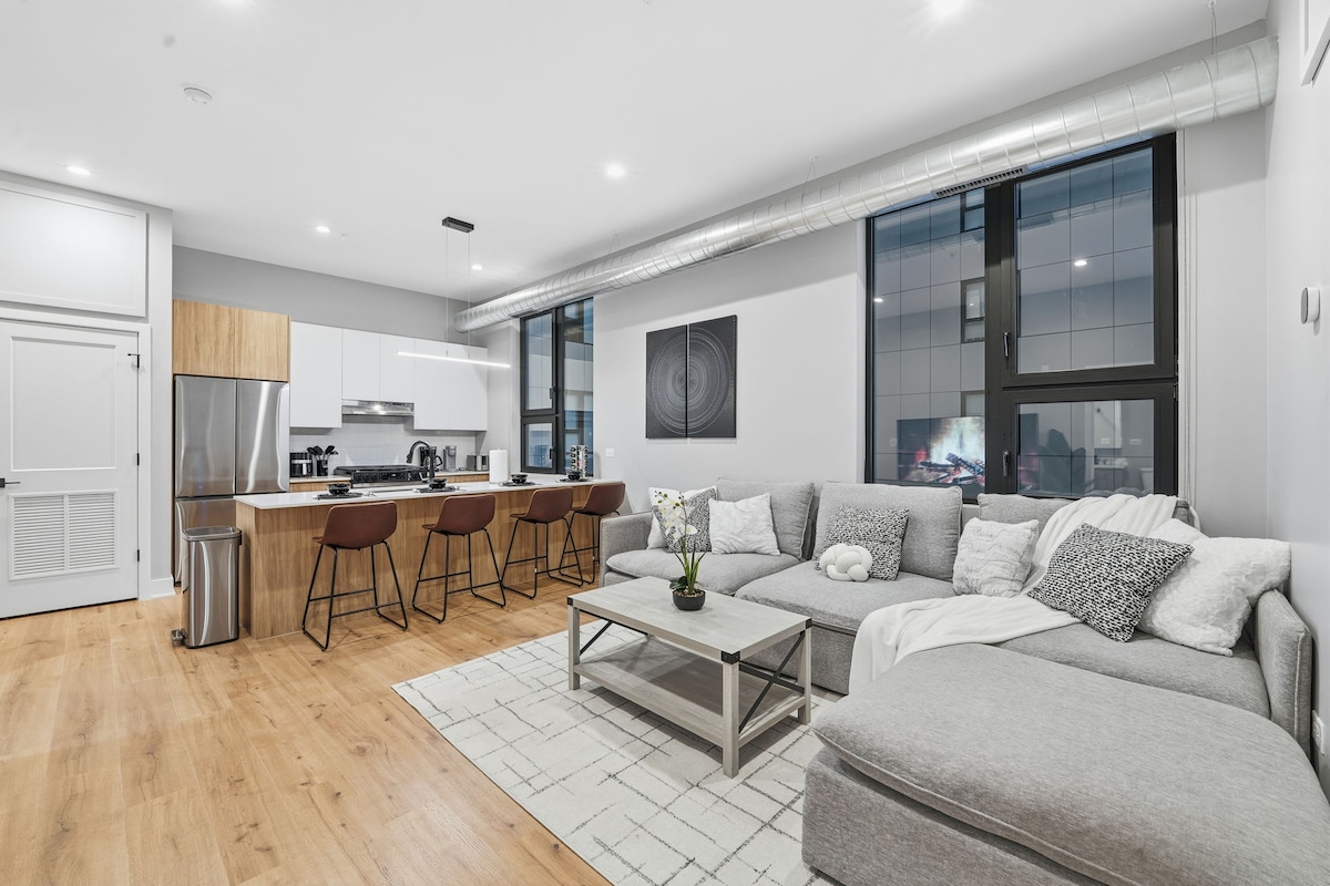 Appartement chic de 2 chambres à Edgewater : confort moderne ...