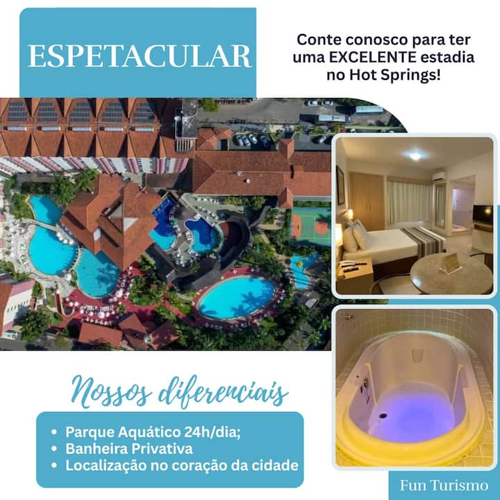 Hotel Espetacular, Banheira E Parq. Aquat.termal - Caldas Novas