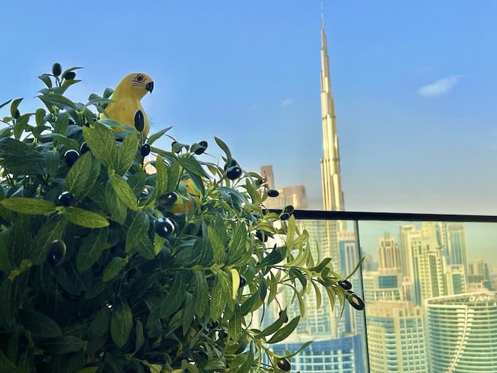 2br - High Floor Full Burj Khalifa And Canal View - Dubai