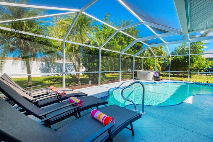 Villa Flip-flop Hideout – Heated Pool+spa - Cape Coral, FL