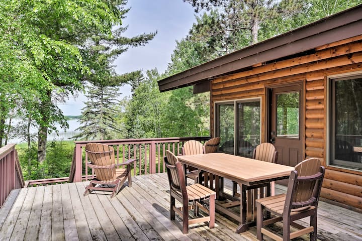 Rustic Cozy Cabin On Island Lake W/ Fire Pit, Dock - Minnesota
