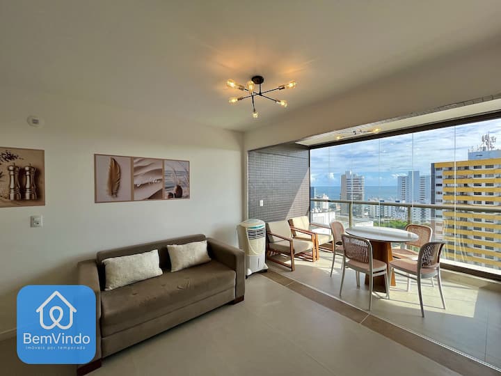 Apartamento Completo Com 2 Quartos Na Barra - Barra