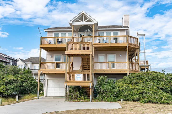 Carolina Beach Music, Almost Oceanfront Home - Emerald Isle, NC