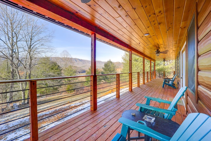 1 Mi To Watauga Lake! Modern & Rustic Mtn Hideaway - Watauga Lake, TN