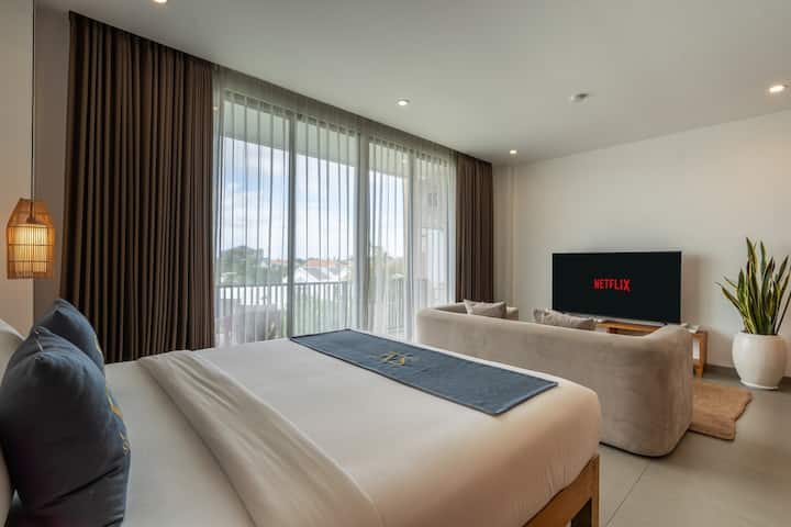 Coastal 1br Canggu Suite: Yoga, Pool & Working Hub - Bali