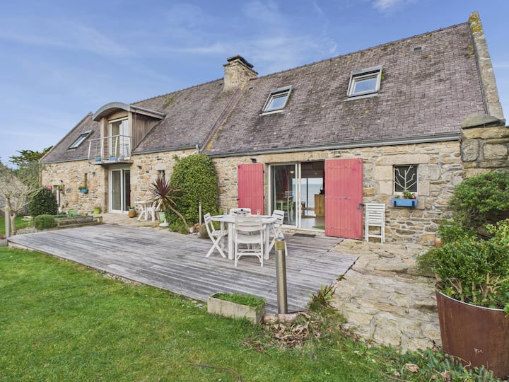 Face à L'océan - Jolie Maison Pour 4 - Jardin - Plouguerneau