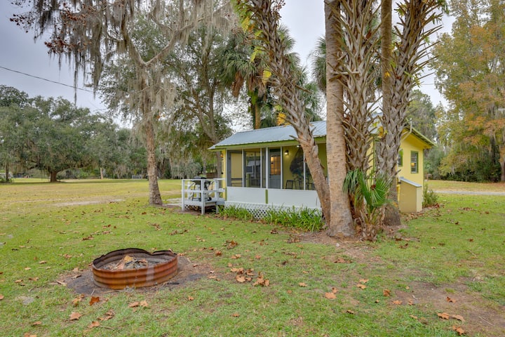 Hawthorne Angler's Cabin W/ Lake + Dock Access! - Hawthorne, FL