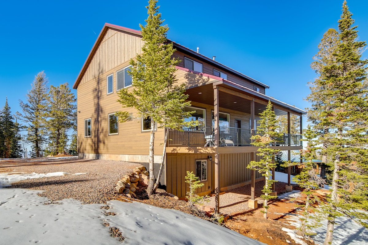 À 2 mi de Brian Head Resort : joyau familial avec vue sur la montagne ...