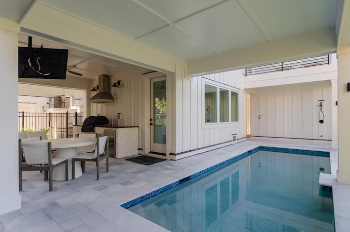 Stunning Custom Home With Pool & Rooftop Deck - - Wrightsville Beach, NC