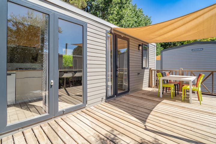 Charmant Mobil Home 6 Personnes - Valras-Plage