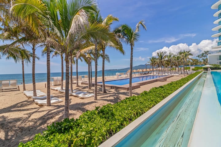 Modern Ocean View Apartment  Private Balcon - Nuevo Vallarta