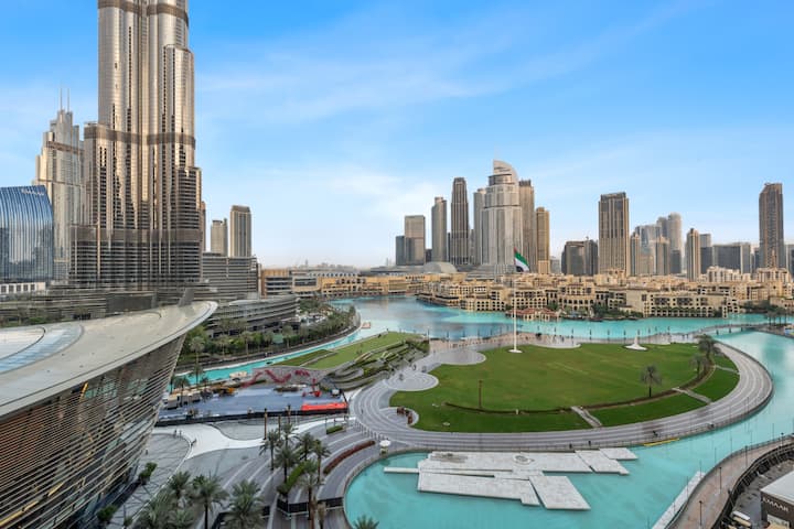 Burj Khalifa & Fountain View | Luxury 2br - Dubái