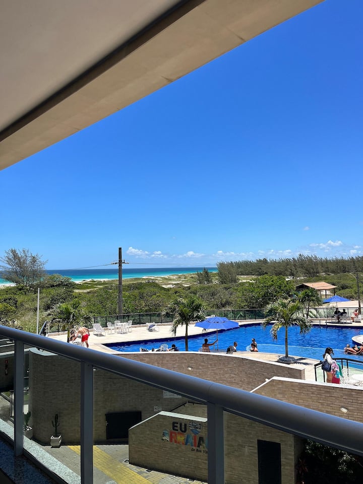 Apto Vista Para O Mar Em Condomínio Fechado - Arraial do Cabo