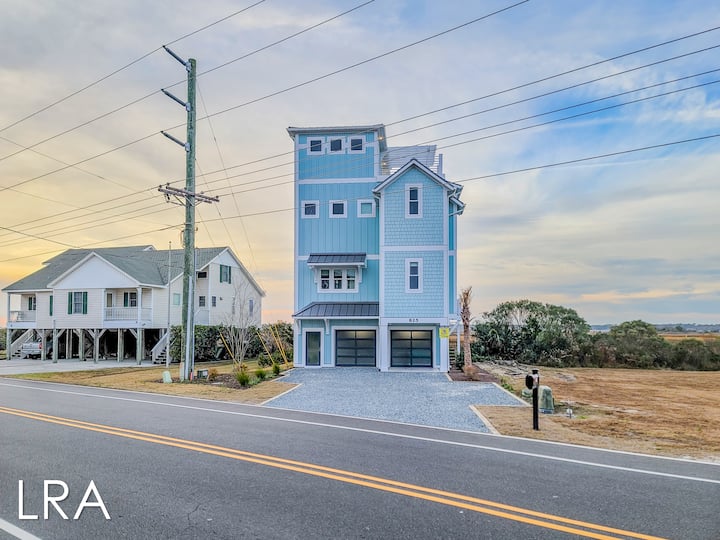 Tide Chateau — Sound Side Sophistication! - Topsail Beach, NC