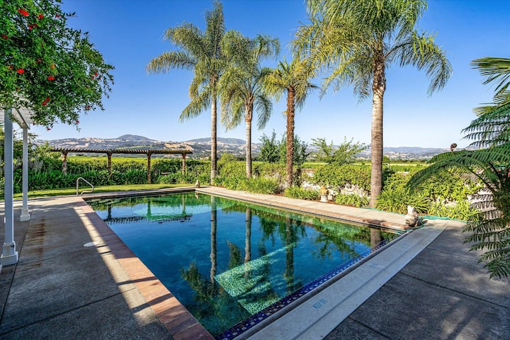 Winery Estate With Pool And Tastings Included - Geyserville, CA