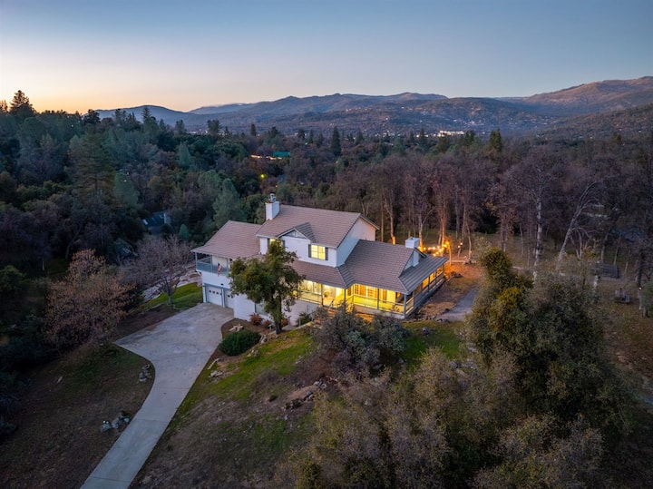 Luxretreat|theater|golfsim|hottub|sauna|coldplunge - Oakhurst, CA