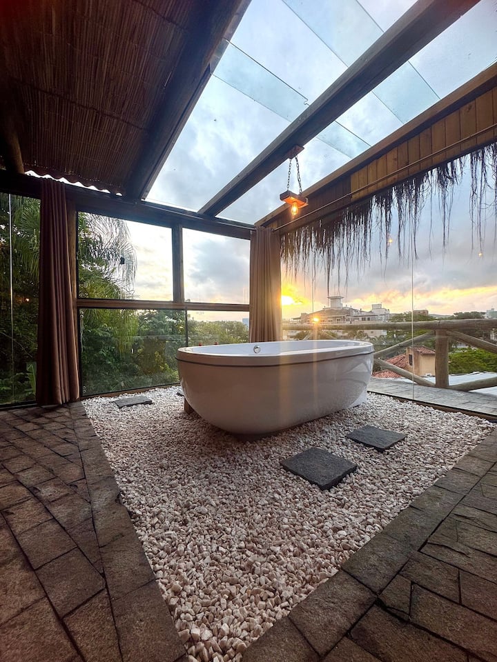 Suite 300mt Praia De Jurerê | Natureza &Praia - Florianópolis