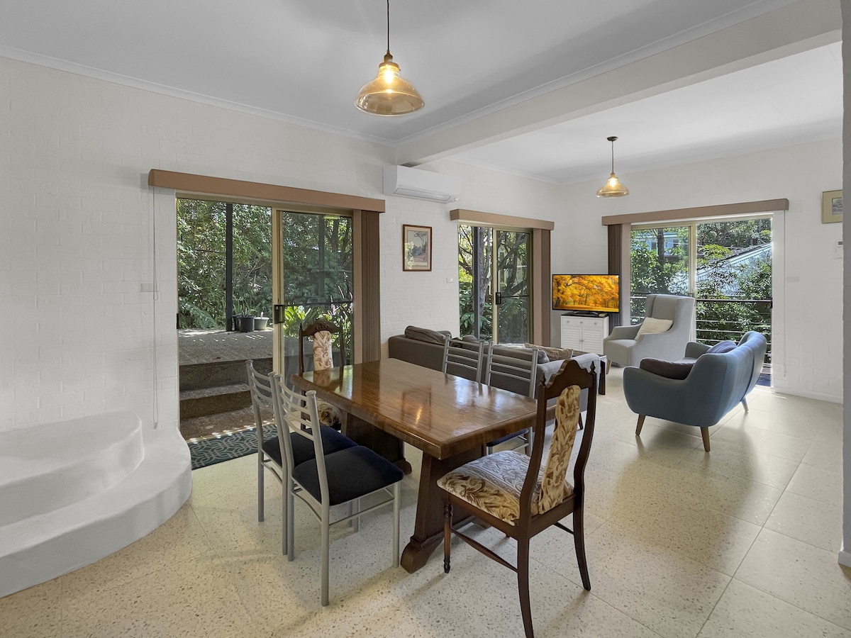 Retraite relaxante de 3 chambres avec sièges extérieurs - Maisons à ...