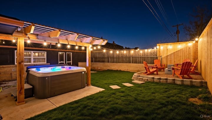 Luxury 4br Okc Retreat W/ Hot Tub & Firepit - Oklahoma City, OK
