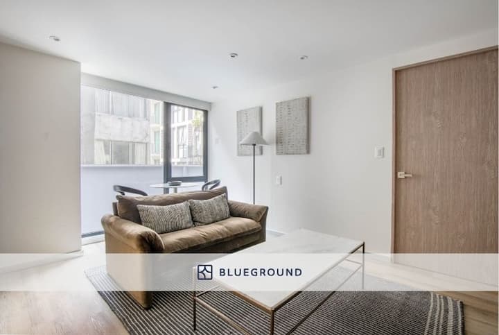 Blueground | Security, Business Center & Terrace - Mexico City