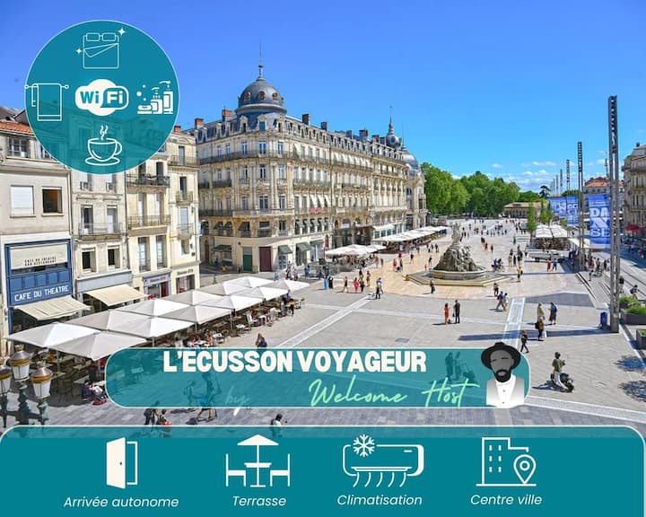 L’écusson Voyageur, Charme Cosy En Centre Ville - Montpellier