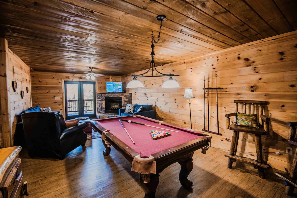 Accès à Toccoa, jacuzzi, billard, 11 min du centre-ville - Cabanes à ...