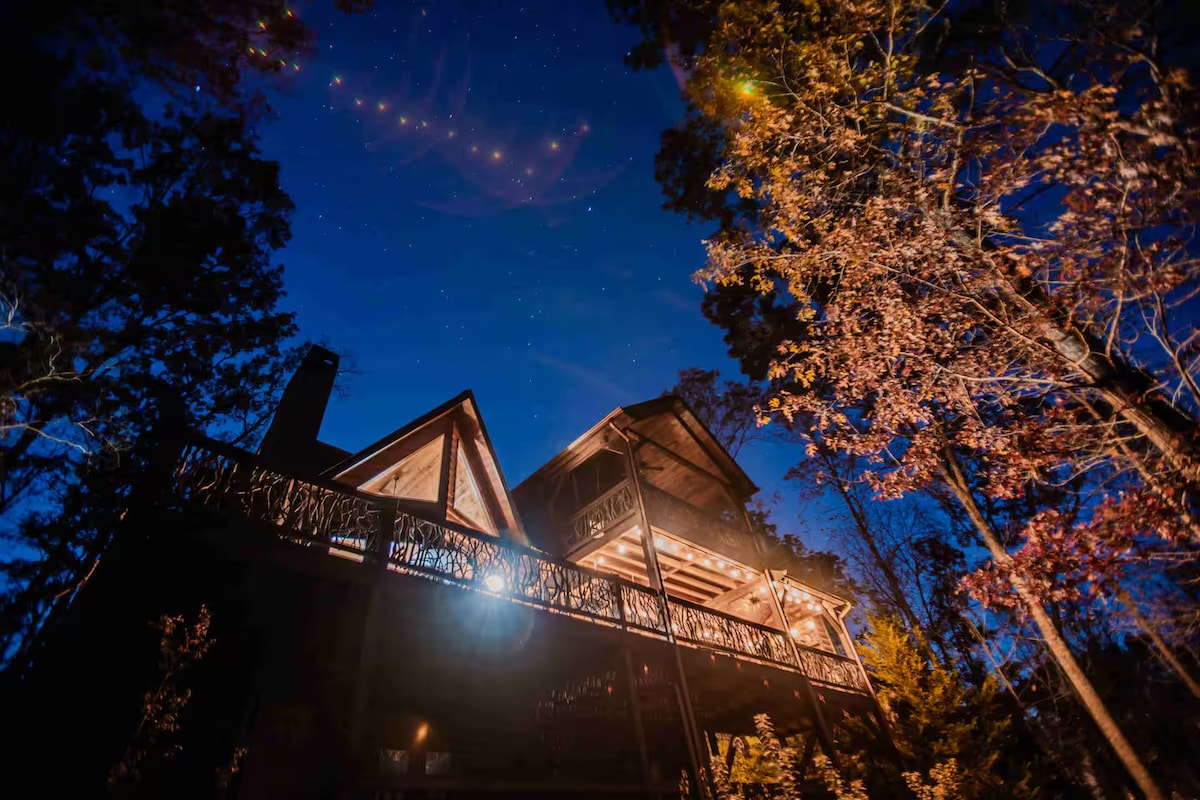 Accès à Toccoa, jacuzzi, billard, 11 min du centre-ville - Cabanes à ...