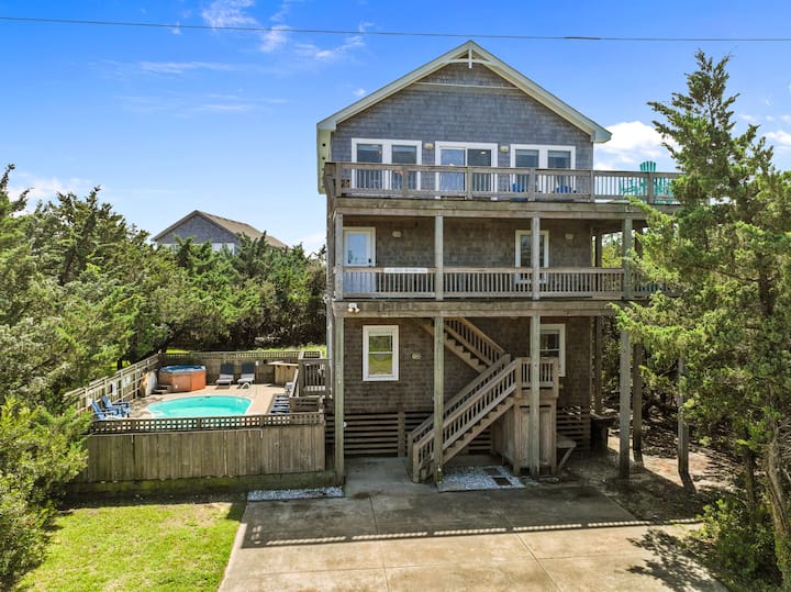 Outer Banks Salvo Family Retreat: Private Pool | - Outer Banks, NC