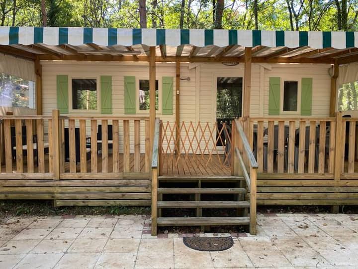 Mobil-home 3 Chambres Avec Terrasse à Pezuls - Département Dordogne