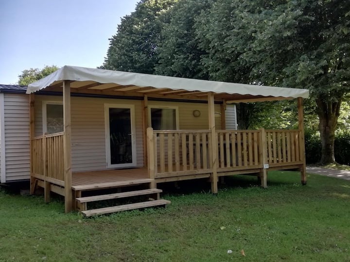 Mobil Home - Terrasse à Bieuzy - Pontivy